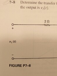 Solved 1) Determine the transfer function of the circuit | Chegg.com