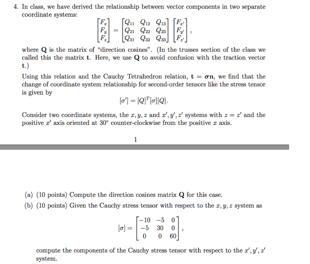 Solved 4. In class, we have derived the relationship between | Chegg.com