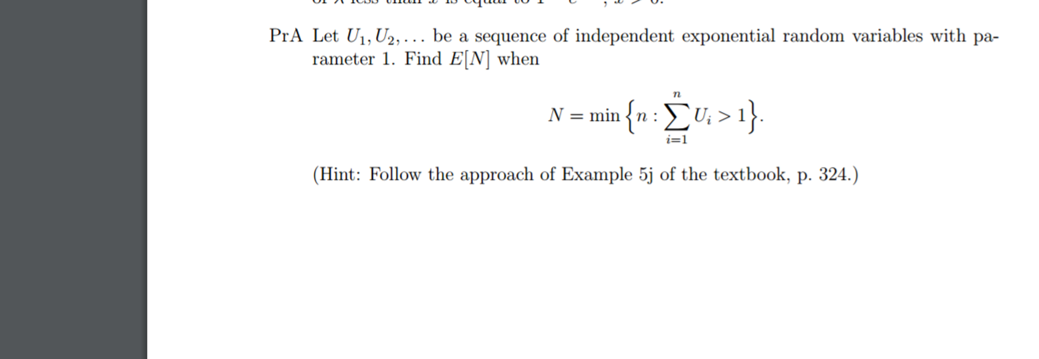 Solved Let U_1, U_2, ... be a sequence of independent | Chegg.com