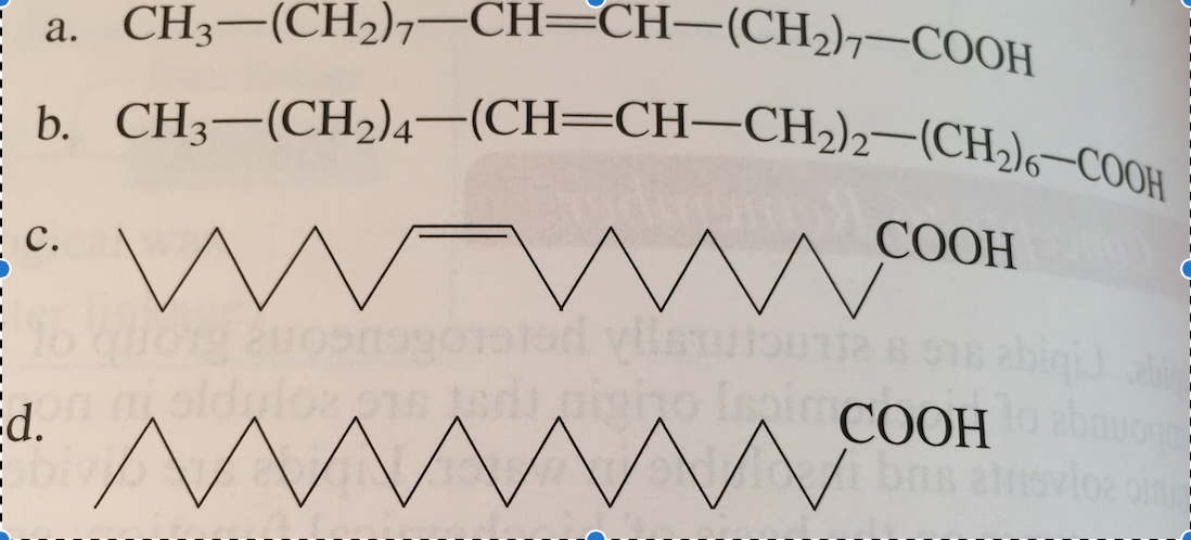 Solved Classify each of the fatty acids using the omega | Chegg.com