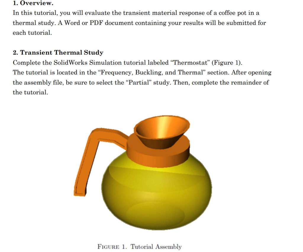 Solved 1. Overview. In this tutorial, you will evaluate the | Chegg.com