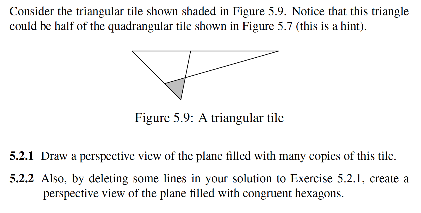 Consider the triangular tile shown shaded in Figure | Chegg.com