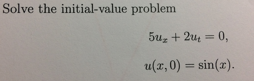 Solved Find an explicit form for the solution of the | Chegg.com