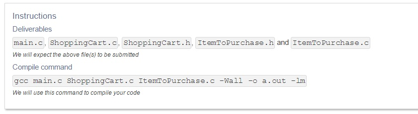 12.13 Program: Online shopping cart (continued) (C | Chegg.com