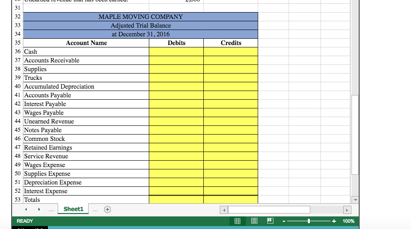 Solved Reporing adjusted account balances Excel ?困- × HOME | Chegg.com