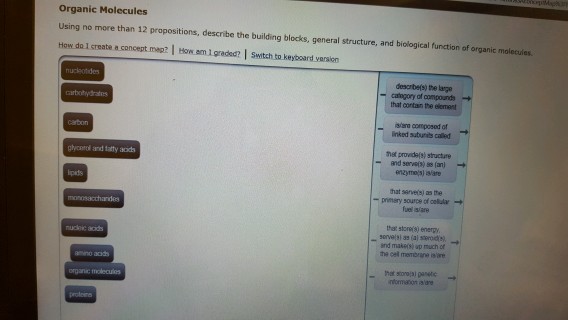 Organic Molecules Using no more than 12 propositions, | Chegg.com