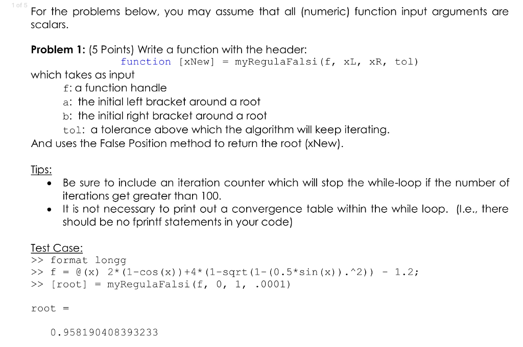 For the problems below, you may assume that all | Chegg.com