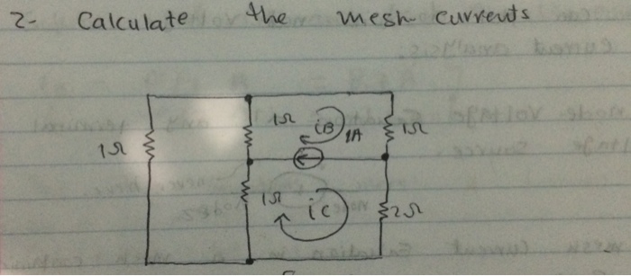 Solved: 2- Calculate The Mesh Currents | Chegg.com Solved: 2- Calculate The Mesh Currents | Chegg.com
