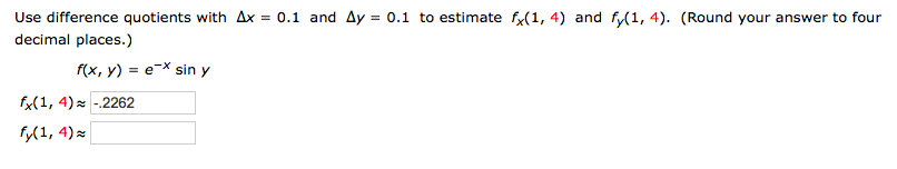 Solved Use Difference Quotients With 0 1 And 0 1