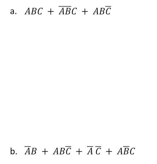 Solved Develop a truth table for each of the following | Chegg.com