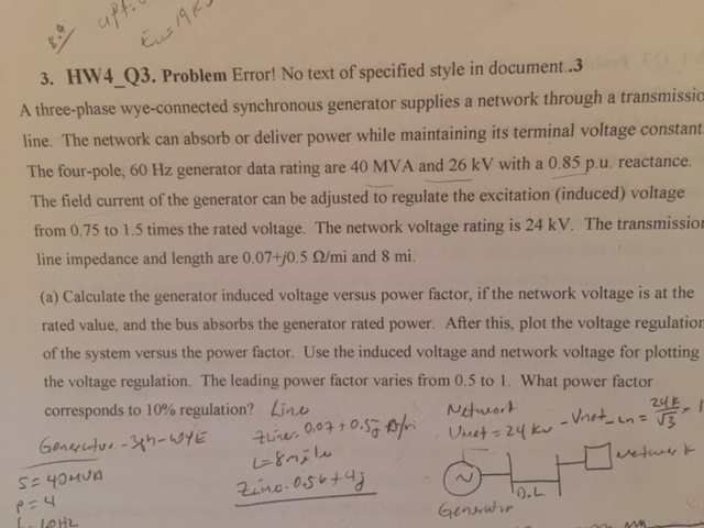 Solved 3. Hw4 3. Problem Error! No text of specified style | Chegg.com