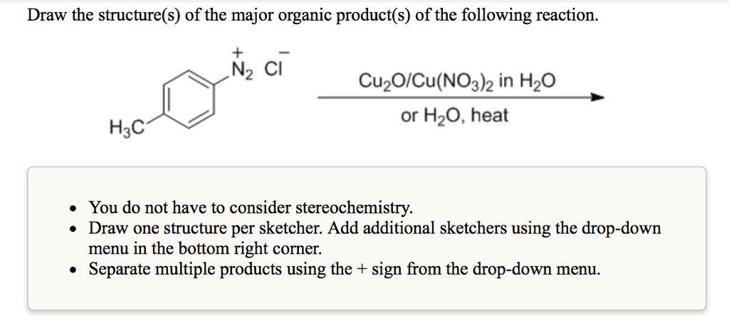 Solved Draw the structure(s) of the major organic product(s) | Chegg.com