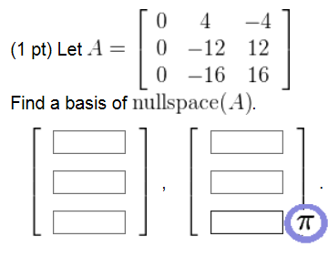 Solved Let A = Find a basis of nullspace(A). | Chegg.com
