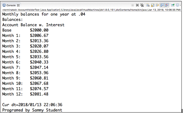 Solved For this program you will create two separate Java | Chegg.com