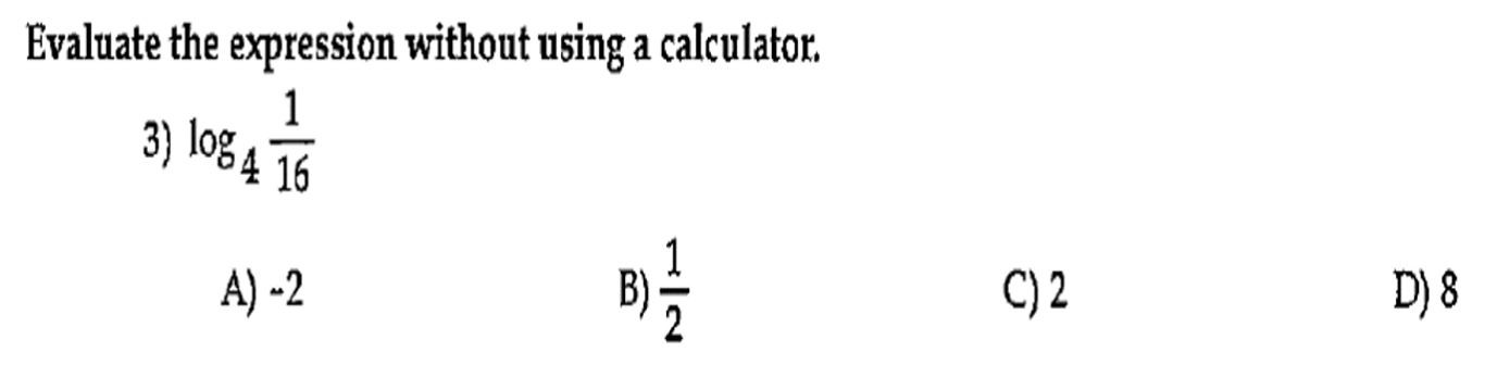 Solved Evaluate the expression without using a calculator. | Chegg.com