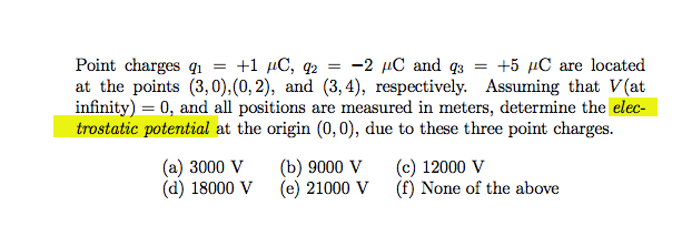 Solved Point charges q1 = +1 mu C, q2 = -2 mu C and q3 = +5 | Chegg.com