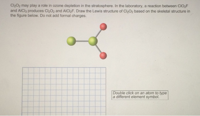 Cl2O2 may play a role in ozone depletion in the | Chegg.com
