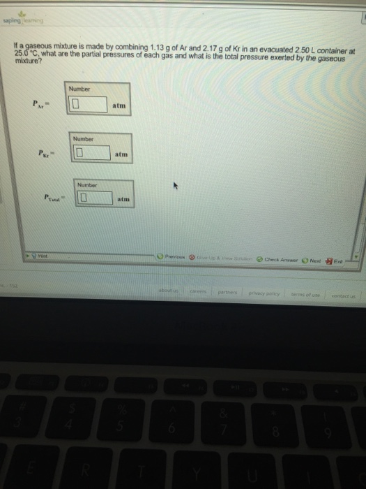 Solved if a gaseous mixture is made by combining 1.13 g of | Chegg.com