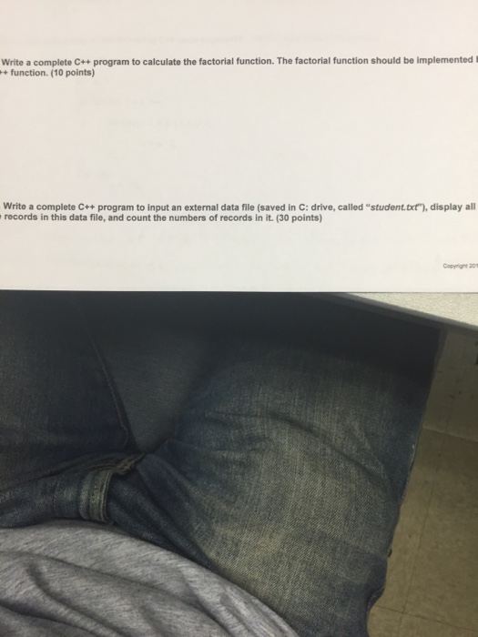 Solved Write a complete C++ program to calculate the | Chegg.com