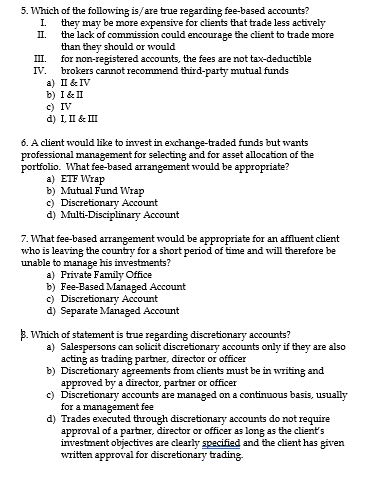Solved 5. Which of the following is/are true regarding | Chegg.com