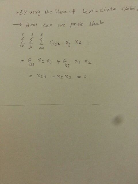 Solved By using the Idea of Levi-civita symbol, How can we | Chegg.com