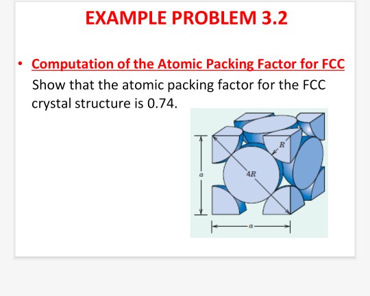 Solved EXAMPLE PROBLEM 3.2 . Computation of the Atomic | Chegg.com Solved EXAMPLE PROBLEM 3.2 . Computation of the Atomic | Chegg.com