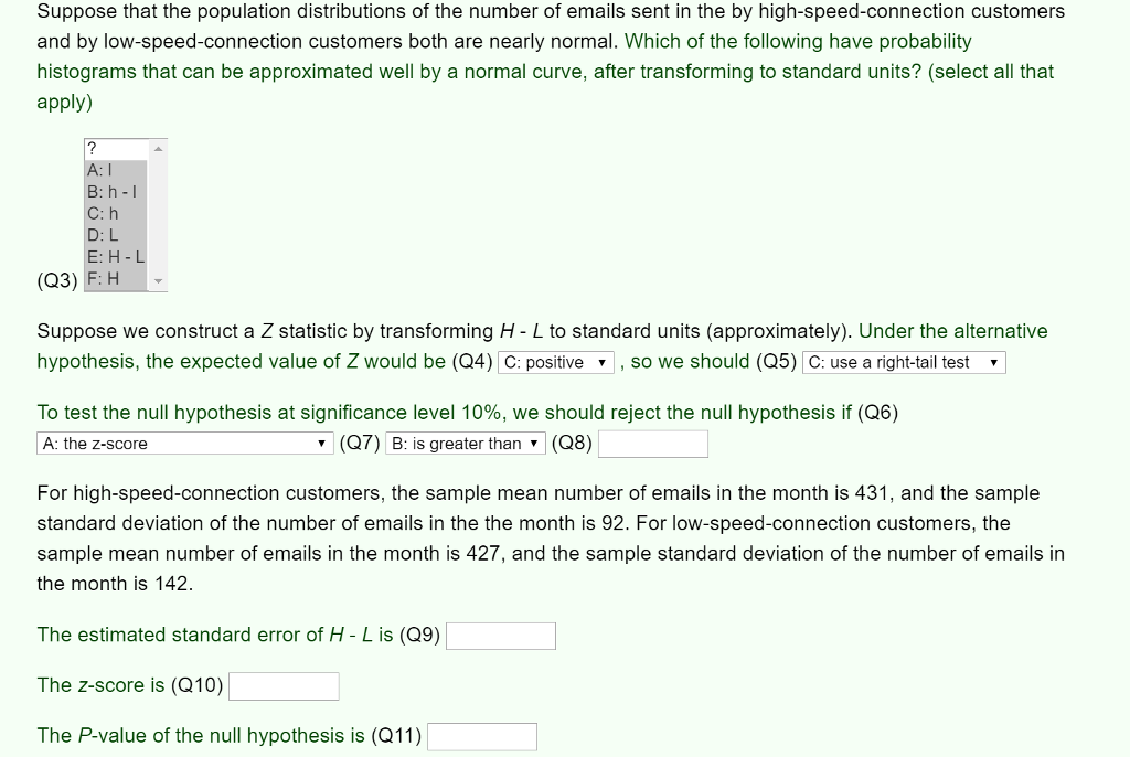 Solved Problem 1 An internet service provider (ISP) provides | Chegg.com