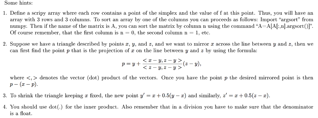 Program a function (in python) pmin(f,x,y,z,epsilon) | Chegg.com