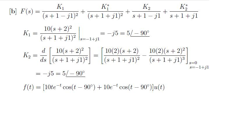 Solved Find f(t) for each of the following | Chegg.com