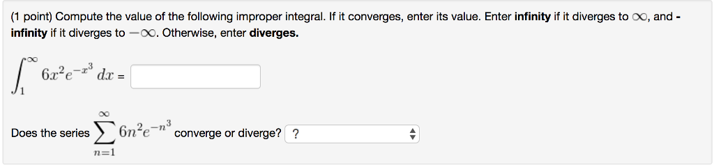 Solved Compute the value of the following improper integral. | Chegg.com
