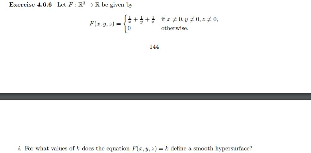 Let F: R^3 rightarrow R be given by F (x, y, z) = | Chegg.com
