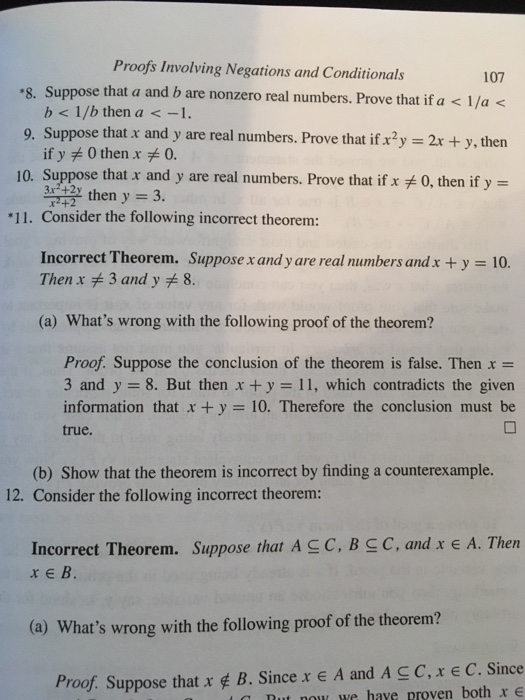 Solved Suppose that a and b are nonzero real numbers. Prove | Chegg.com