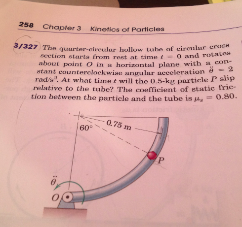 The quarter-circular hollow tube of circular cross | Chegg.com