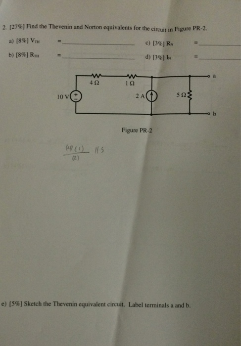 Use Of Superposition To Find The Voltage V0 In The 