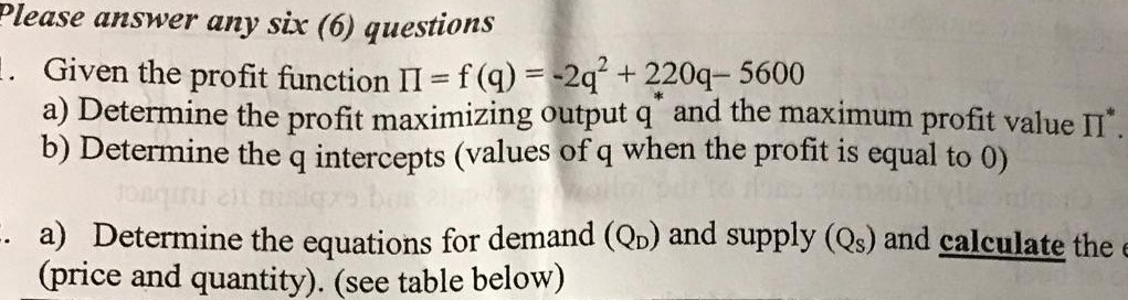 Solved Plaese answer first a and b. | Chegg.com