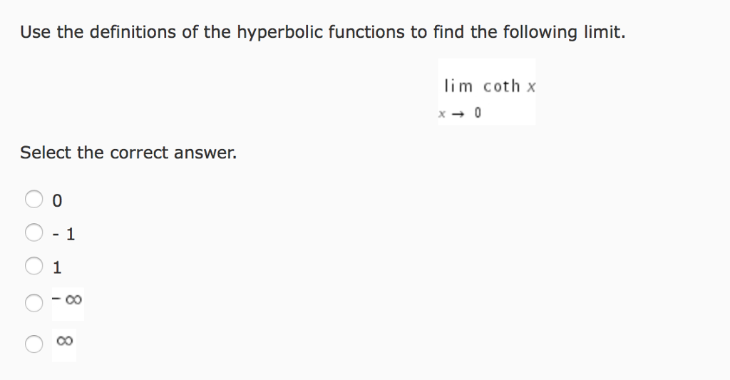 Solved Use the definitions of the hyperbolic functions to | Chegg.com
