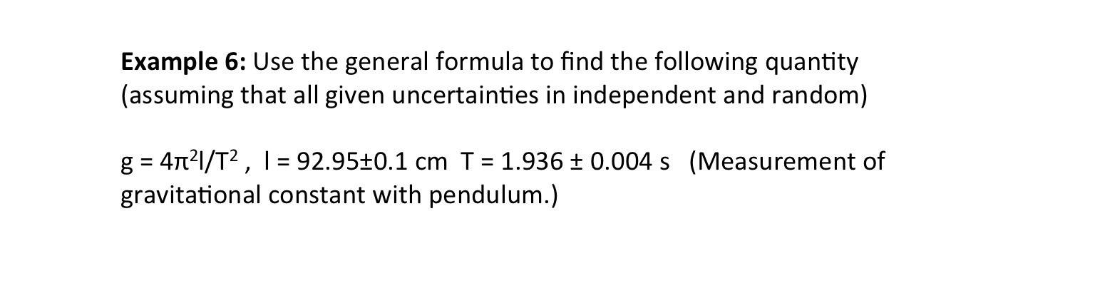 Solved Example 6: Use the general formula to find the | Chegg.com