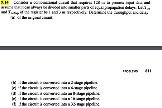 Solved 914 Consider A Combinational Circuit That Requires