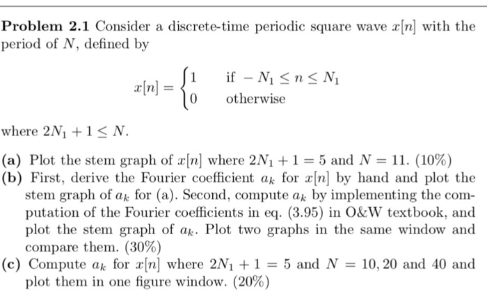 (Signals and Systems(Matlab HW)) (Discrete time fime | Chegg.com