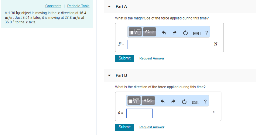 Solved Constants| Periodic Table Part A A 1.30 kg object is | Chegg.com
