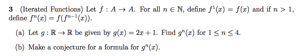 Solved C Prove Your Conjecture From 3b Above
