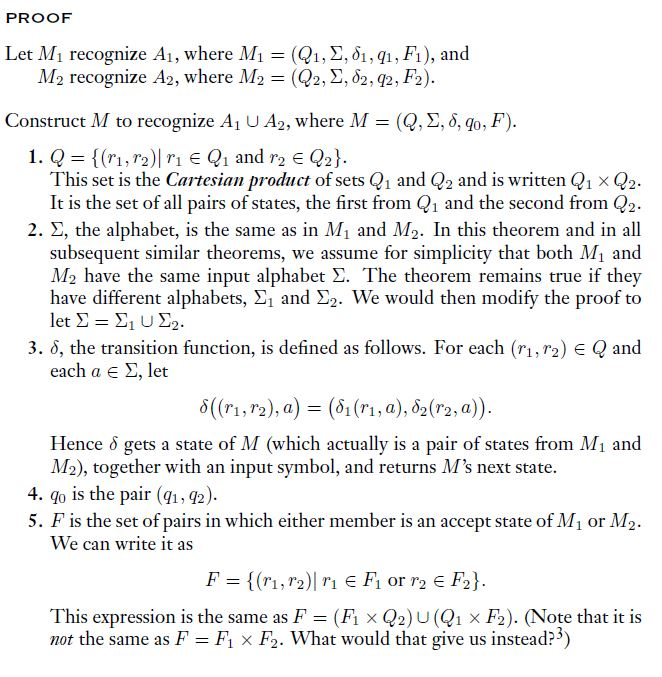 Solved Use the construction given in the proof of the | Chegg.com