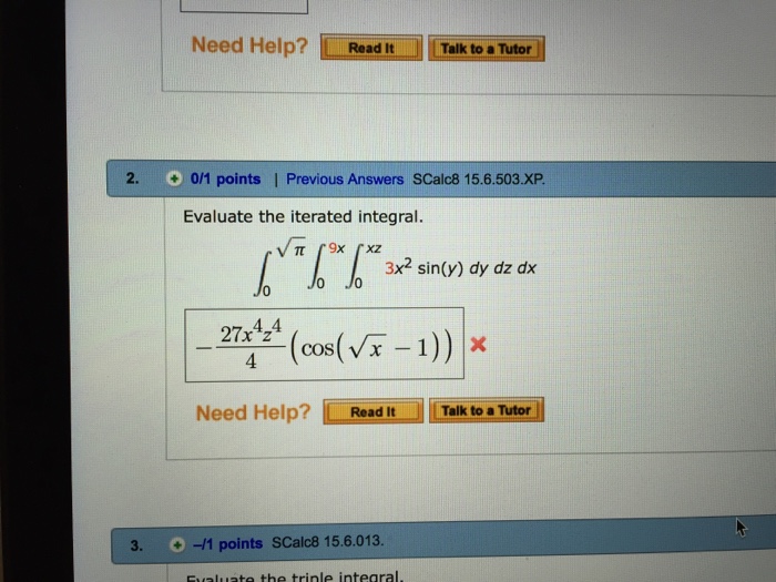 Solved Evaluate the iterated integral. integral^Squareroot | Chegg.com