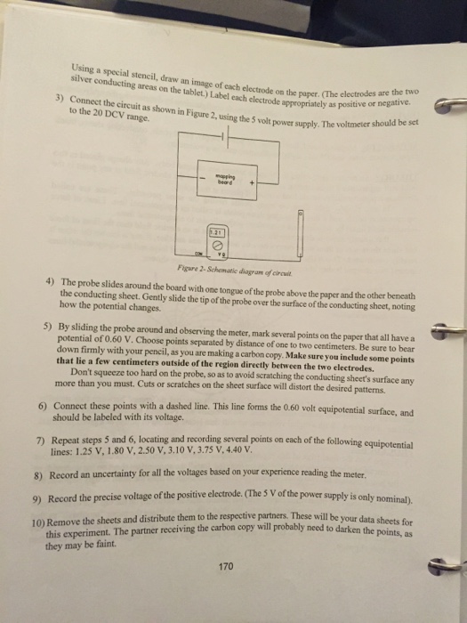 helpThis is physics 2 lab It is about electric field | Chegg.com
