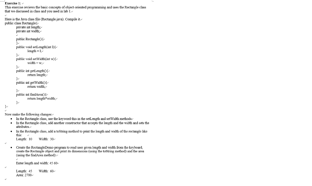 Solved Exercise 1: This exercise reviews the basic concepts | Chegg.com