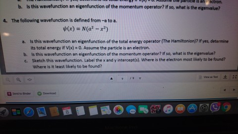 Solved The following wavefunction is defined from -a to a a. | Chegg.com