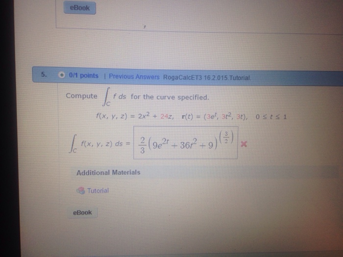 Solved Compute integra;_C f ds for the curve specified. f(x, | Chegg.com