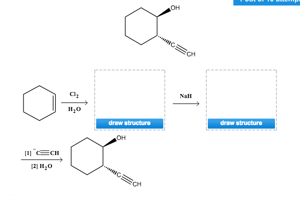 Solved Complete the reactions to show the synthesis of the | Chegg.com