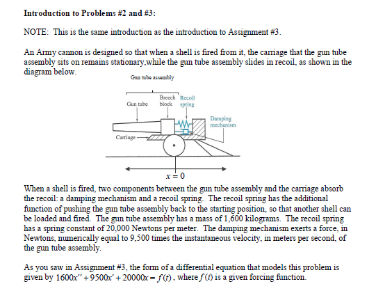 Introduction to Problems #2 and #3: NOTE: This is the | Chegg.com