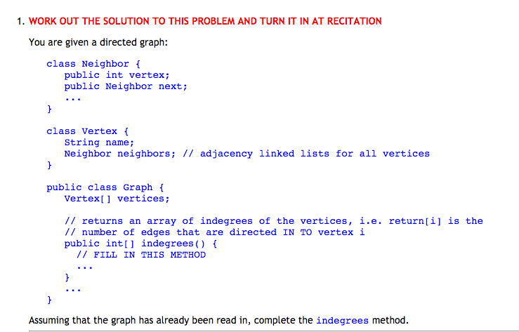 Solved WORK OUT THE SOLUTION TO THIS PROBLEM AND TURN IT IN | Chegg.com